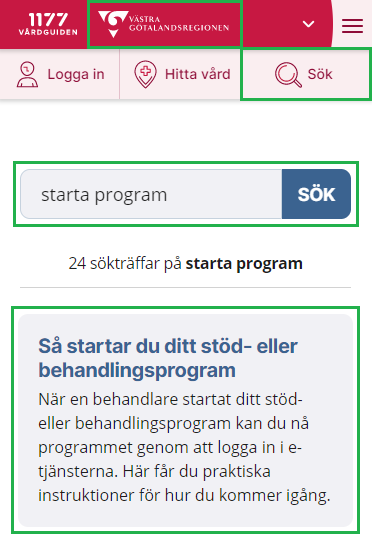Information Att Dela Med Invånare Vårdgivarwebben Västra